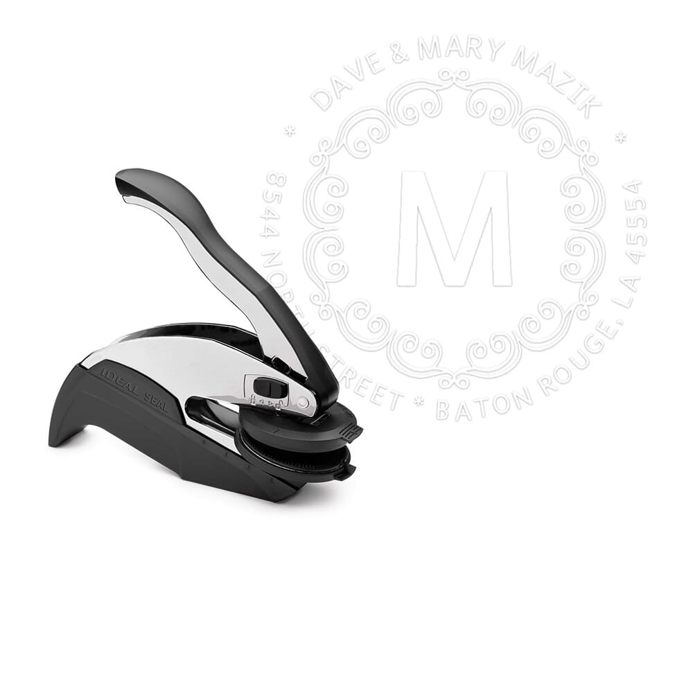 Personalised Monogram Embossing Seals | Size 41mm or 51mm