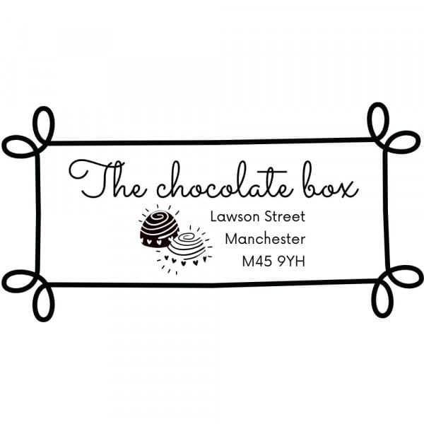 Personalised Name & Address Stamp - 47x18mm | Stamps4u.co.uk