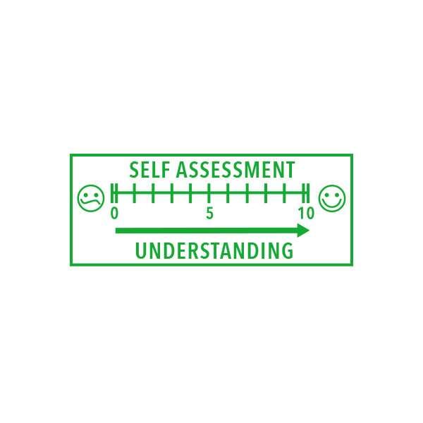 Teachers Marking Stamp - Self Assessment | Stamps4u.co.uk