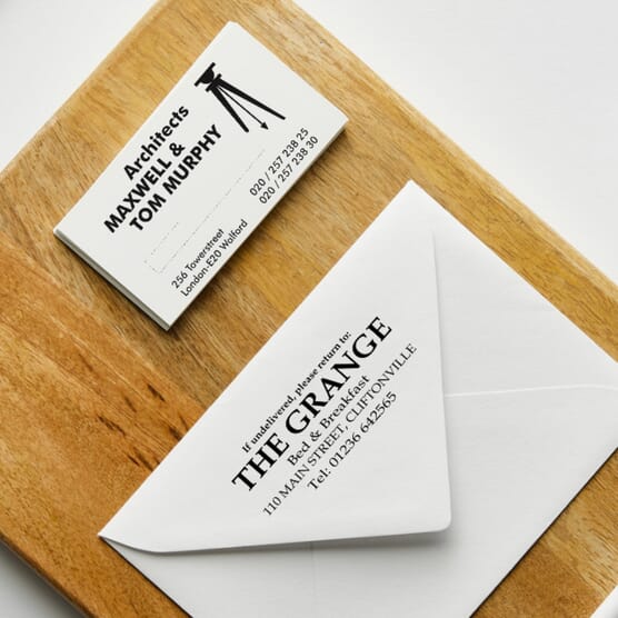 Business Card & Address Stamps | Stamps4u.co.uk