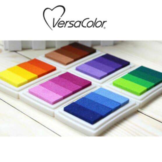 Versacolour 5 Colour Pigment Ink pads | Stamps4u.co.uk