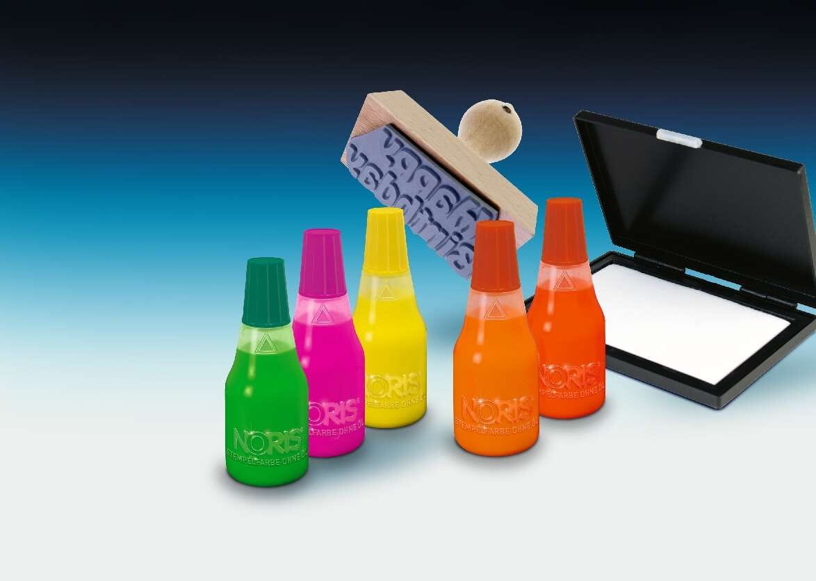 Noris 117 Neon Stamp Pad Ink | stamps4u.co.uk