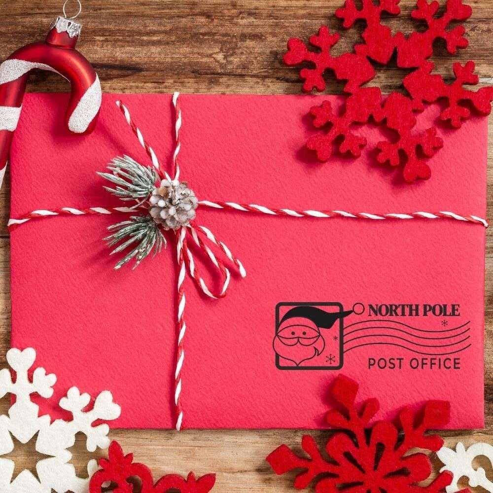 North Pole Santa Letter Christmas Stamp | Stamps4u.co.uk
