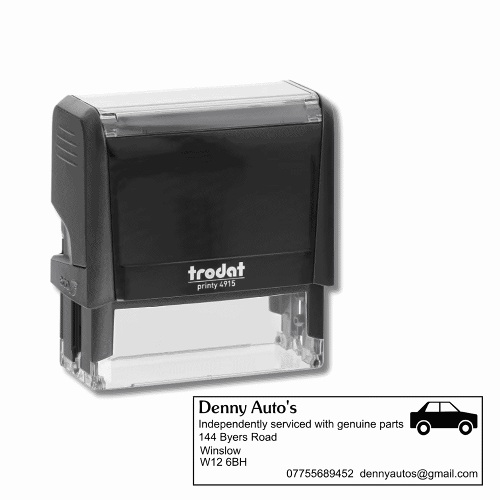 Personalised Service Book Stamp Trodat Printy 4915