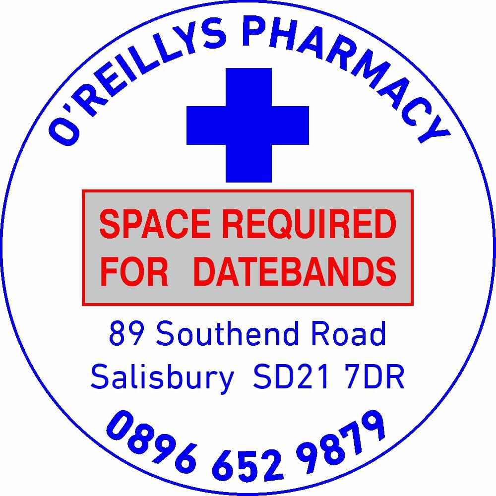 Custom Pharmacy Date Stamp | 39mm Dia | Stamps4u.co.uk