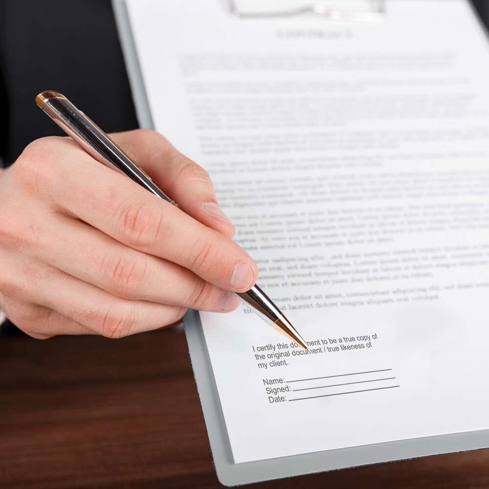 Certified True Copy & True Likeness Stamp | Stamps4u.co.uk