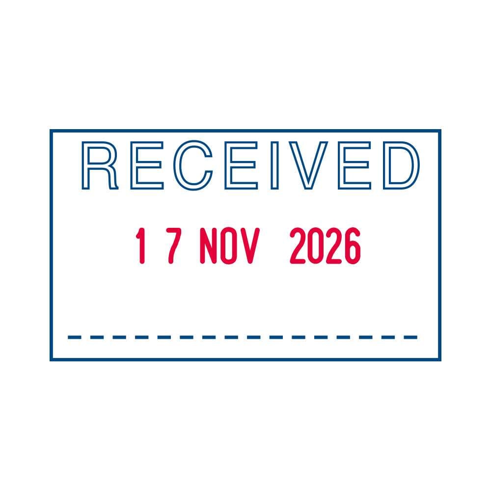 Trodat 4750L Date Stamp Received With Date | Stamps4u.co.uk