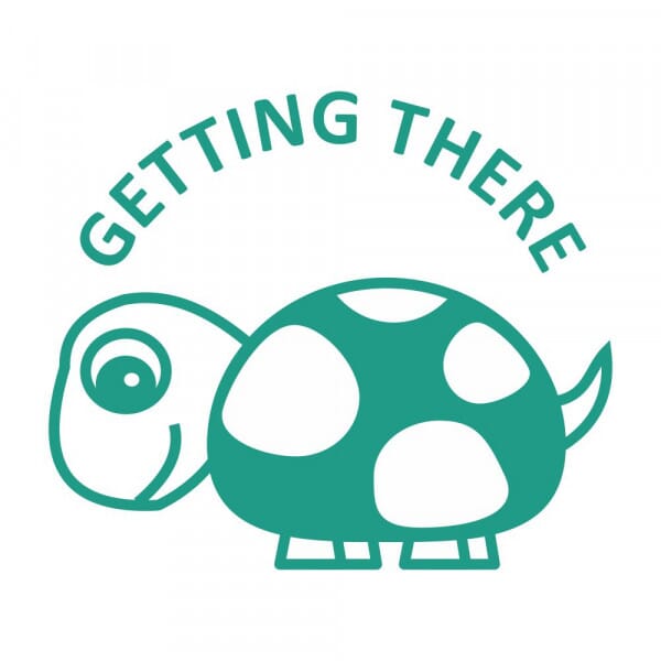 Teacher Stamp - GETTING THERE | stamps4u.co.uk