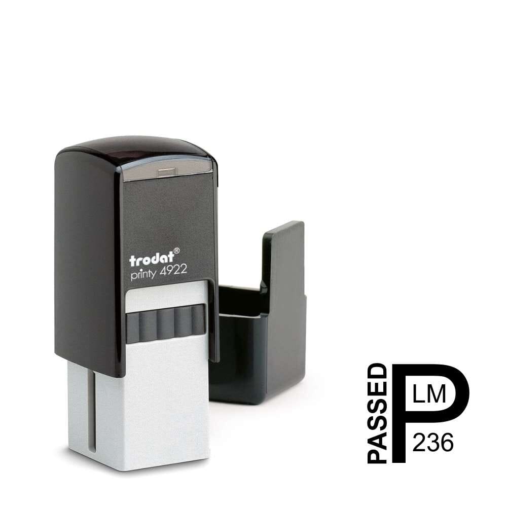 Customised Quality Control Inspection Stamp - Passed