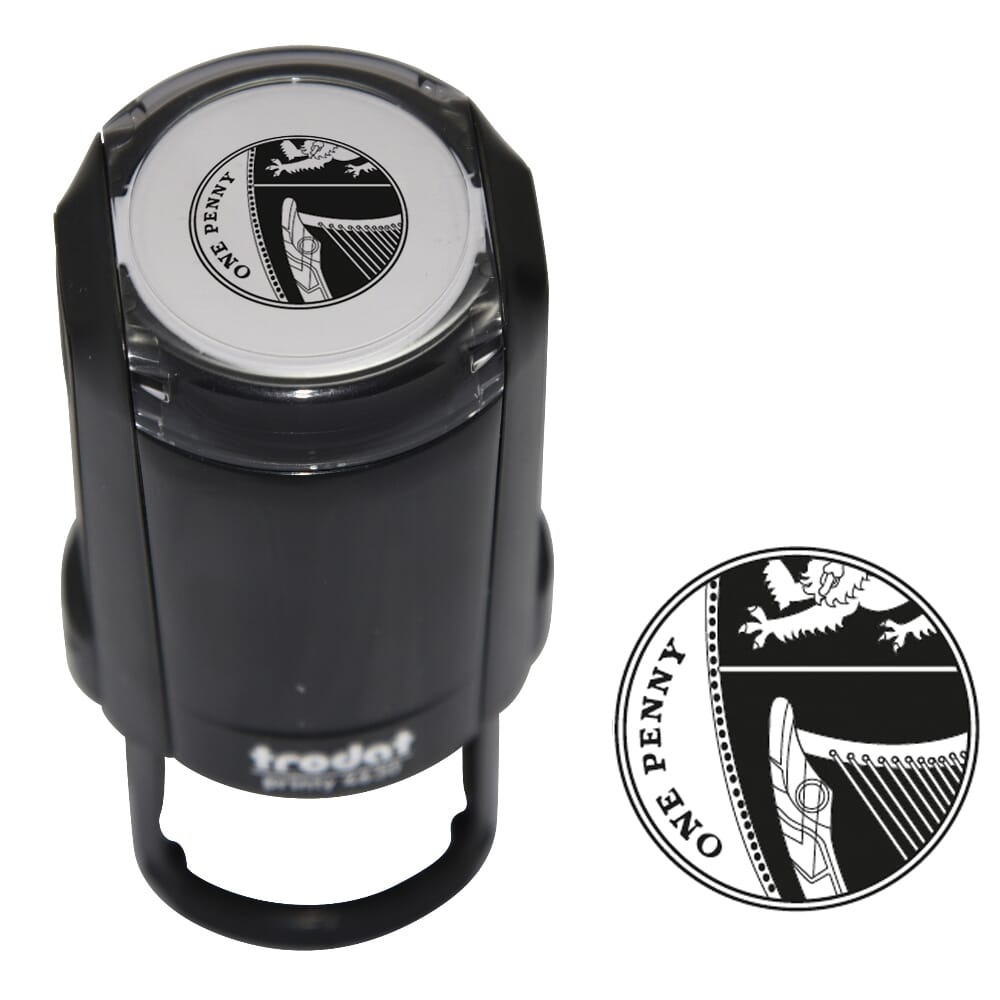 1 Penny Coin Self-Inking Stamps | stamps4u.co.uk
