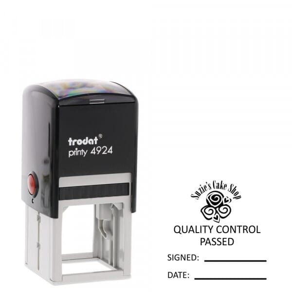 Customised QC Inspection Stamp - Quality Control Pass | Stamps4u.co.uk