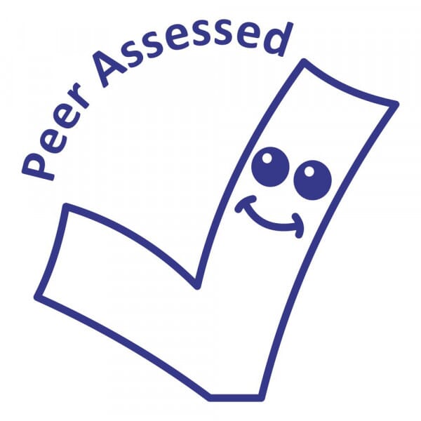 Teacher Stamp - PEER ASSESSED | stamps4u.co.uk