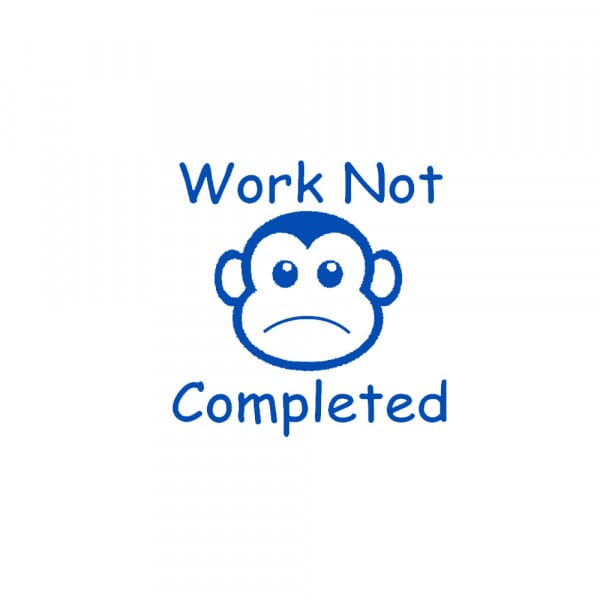 Teacher Marking Stamp | Work Not Completed