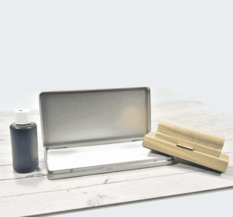 Large Metal Ink Pad 300x220mm Uninked