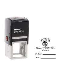 Customised QC Inspection Stamp - Quality Control Pass | Stamps4u.co.uk