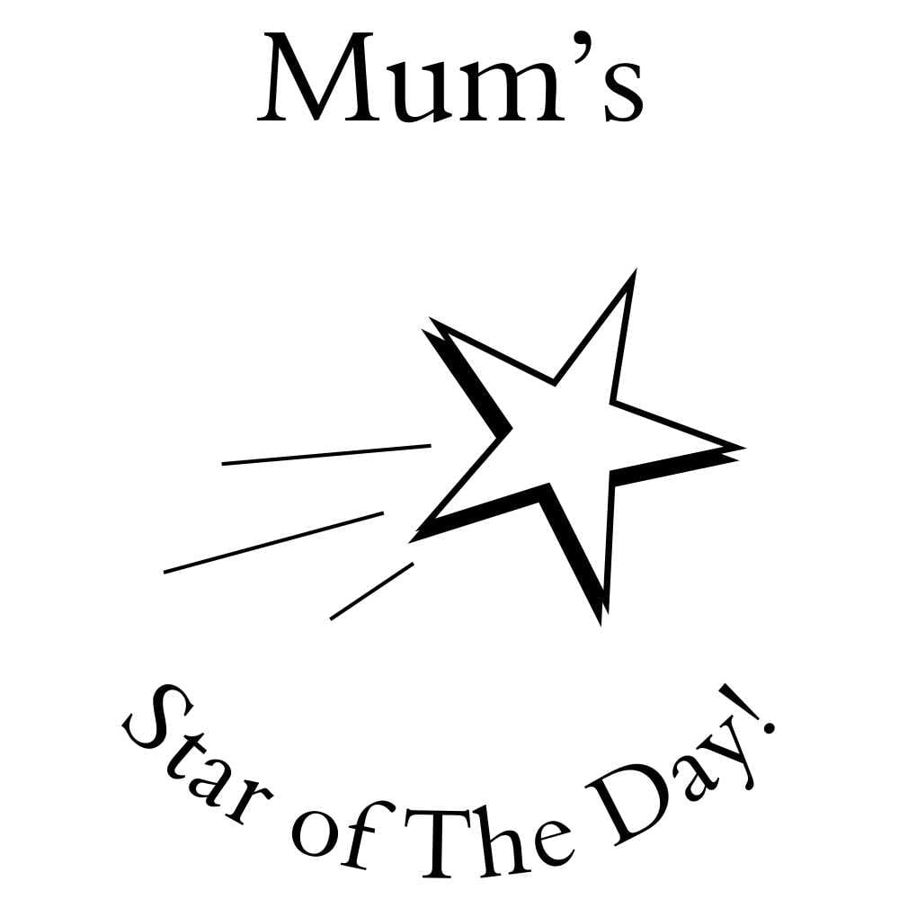 Personalised Home School Star Marking Stamp | Stamps4u.co.uk