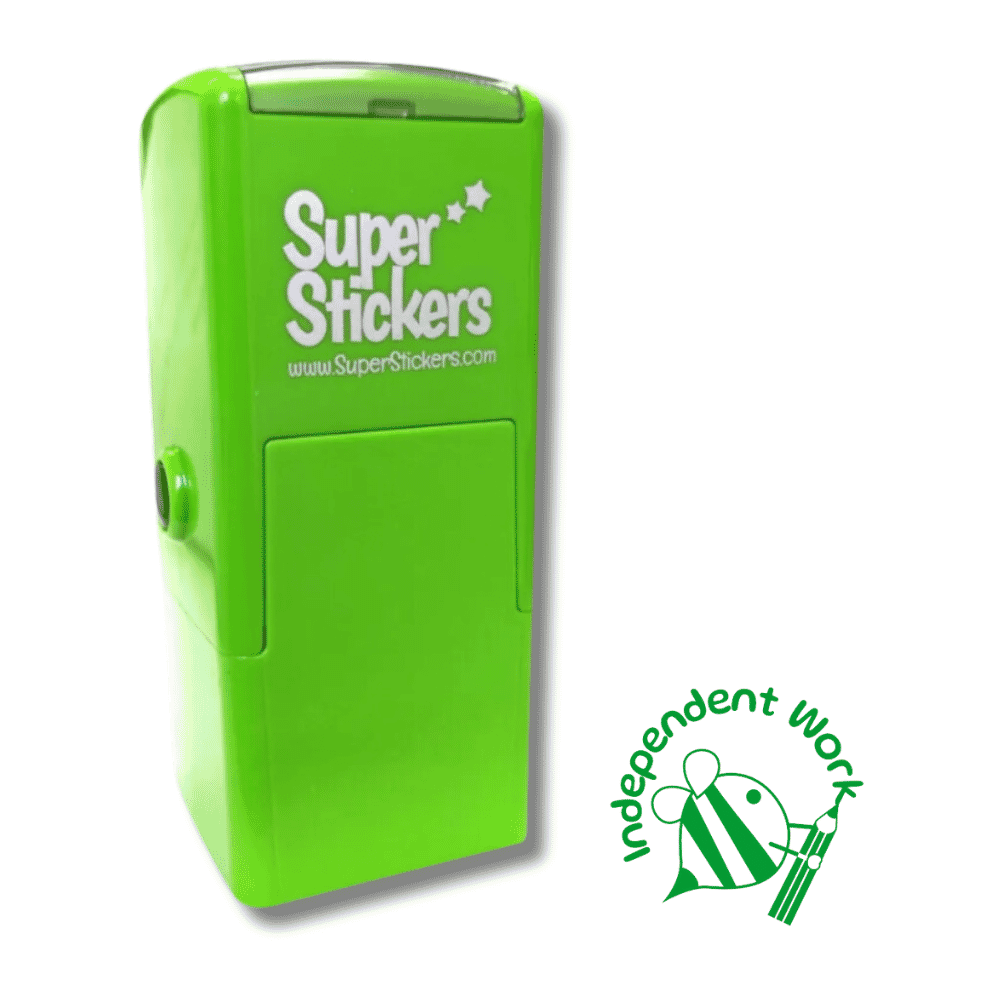 Teacher Marking Stamp - Independent-Work-Bee | Stamps4u.co.uk