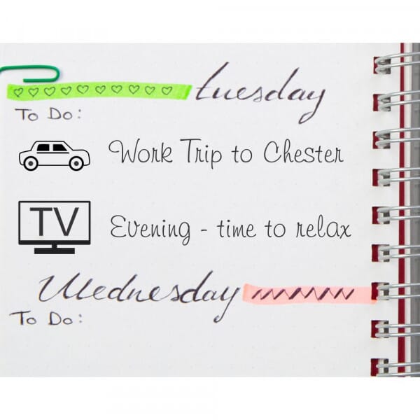 Bullet Journal Stamp - Car | stamps4u.co.uk