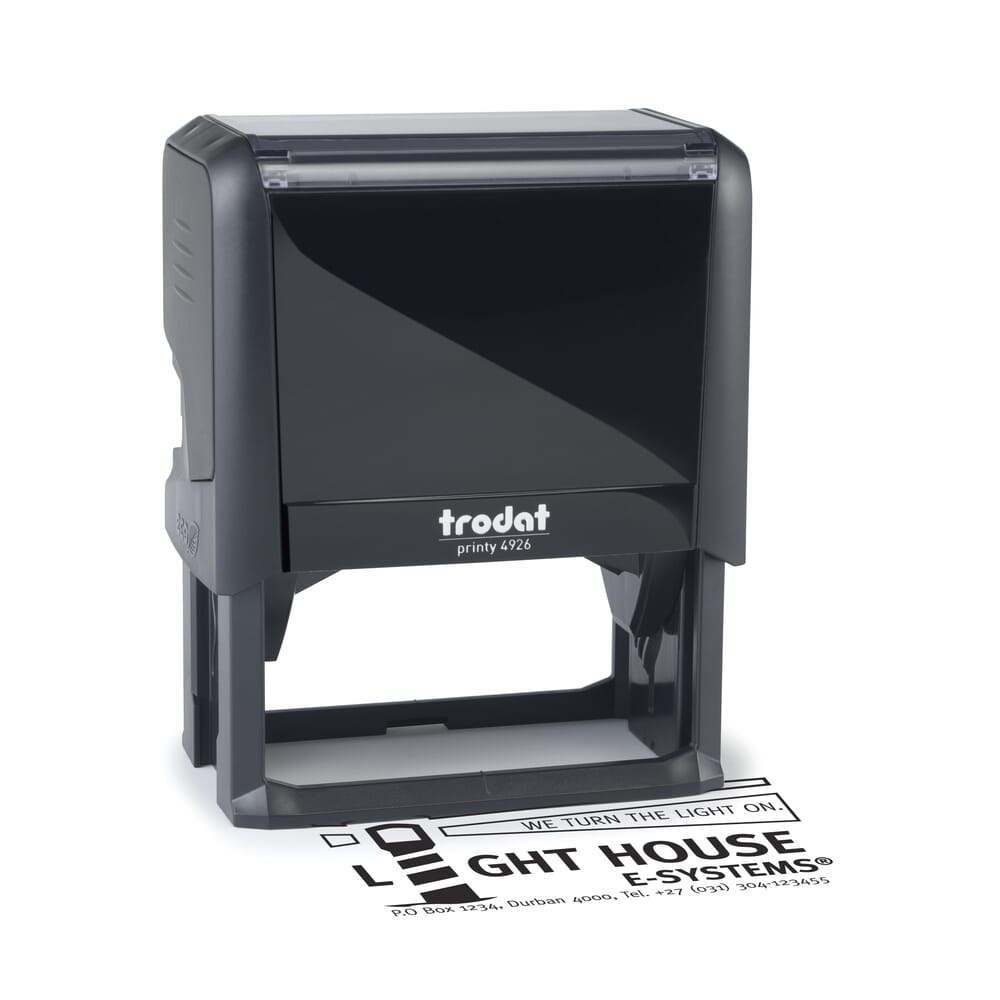 Business Stamp Large - 10 Lines | stamps4u.co.uk