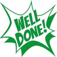 Teacher Stamp | Marking Stamp - Well Done | Stamps4u.co.uk