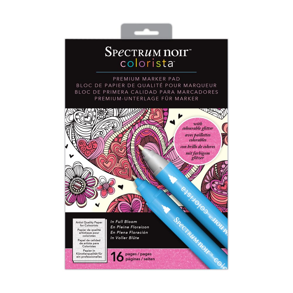 Spectrum Noir Colorista A4 Marker Pad Full Bloom | stamps4u.co.uk