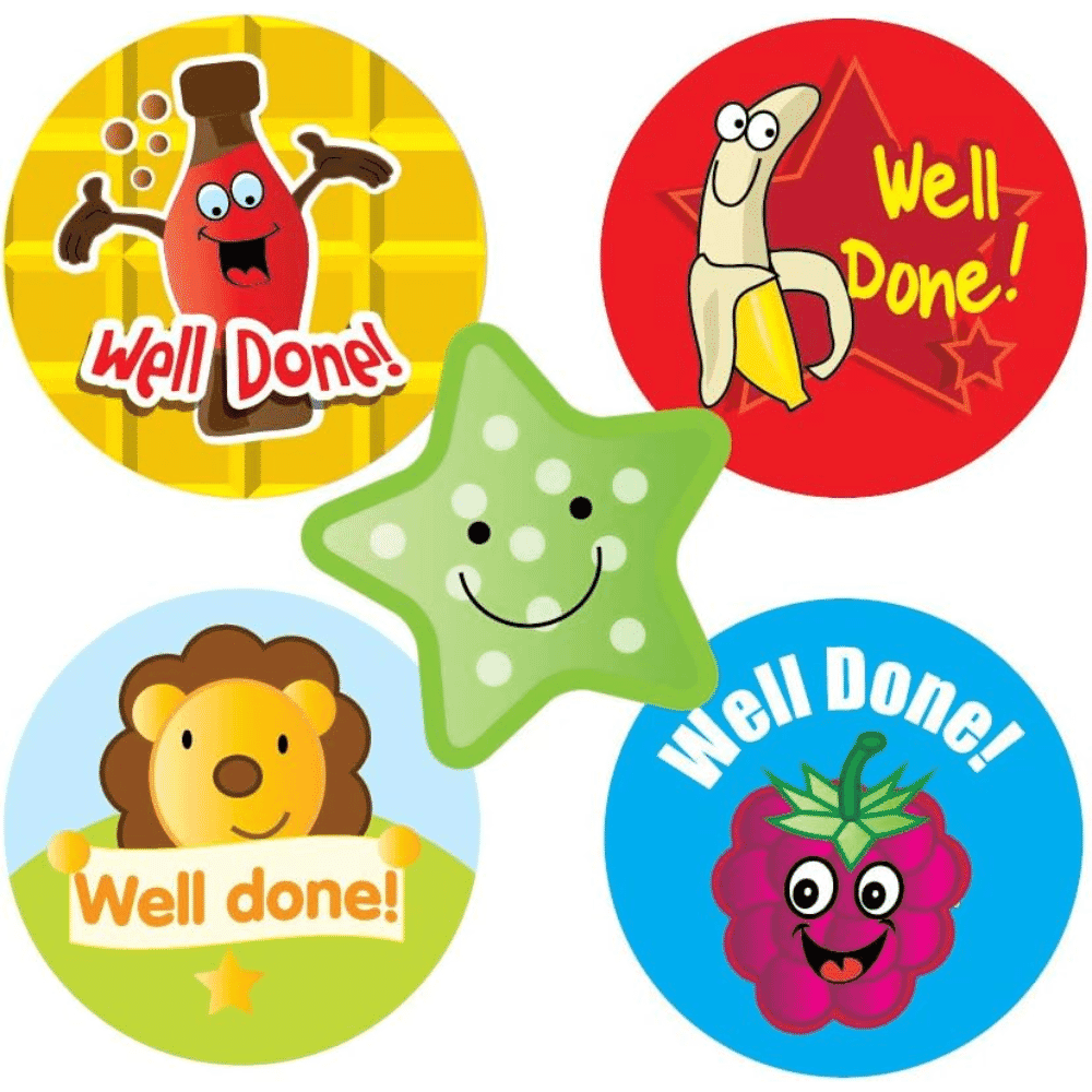 Scratch-n-Sniff Stickers | Pack of 125 | 28mm