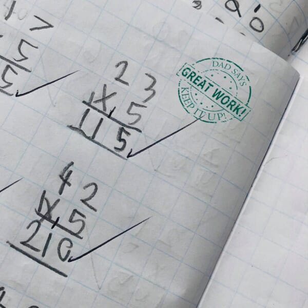 Personalised Home School Stamp Great Work