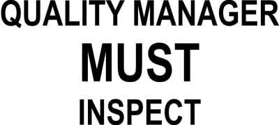 Customised QC Inspection Stamp - Number Circle | Stamps4u.co.uk