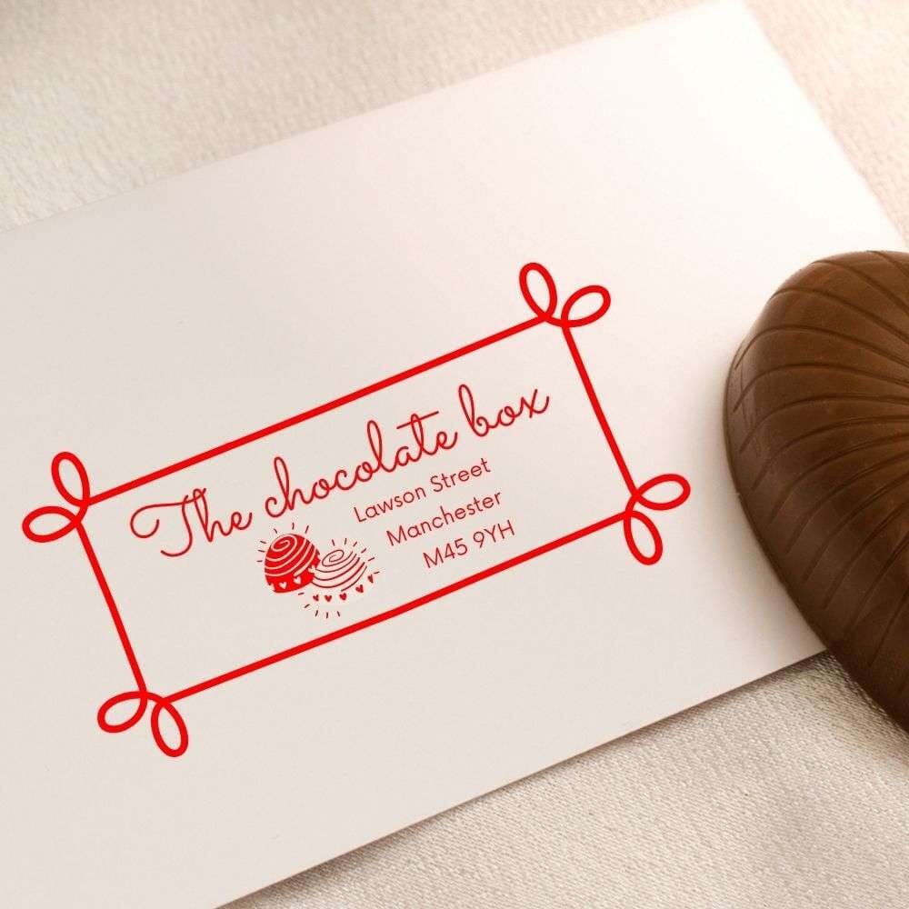 Personalised Name & Address Stamp - 47x18mm | Stamps4u.co.uk