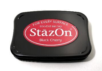 Tsukineko - Black Cherry StazOn Pad | Stamps4u.co.uk