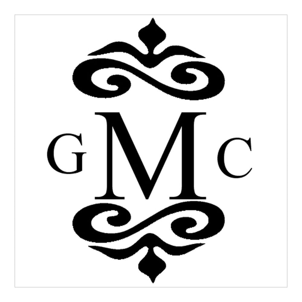 Traditional Style 2 Square Monogram Stamp | stamps4u.co.uk