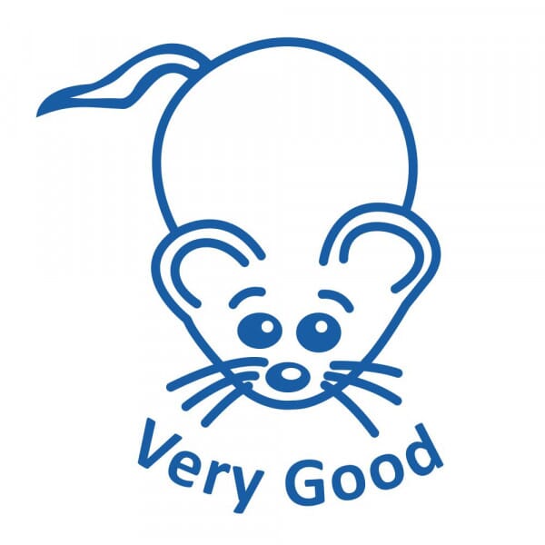 Teacher Stamp - VERY GOOD - Mouse | stamps4u.co.uk