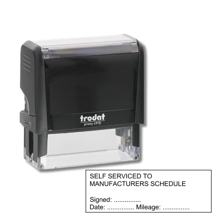 Self Serviced Garage Stamp