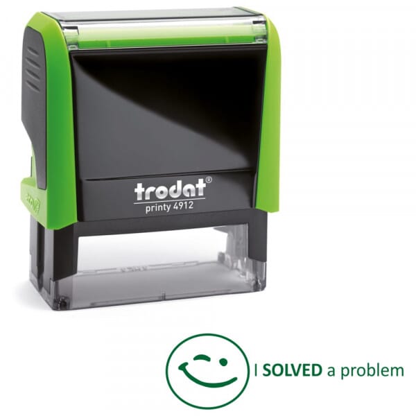 Teacher Marking Stamp | I Solved A Problem | stamps4u.co.uk