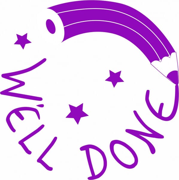 Teacher Stamp | Marking Stamp - Well Done | Stamps4u.co.uk