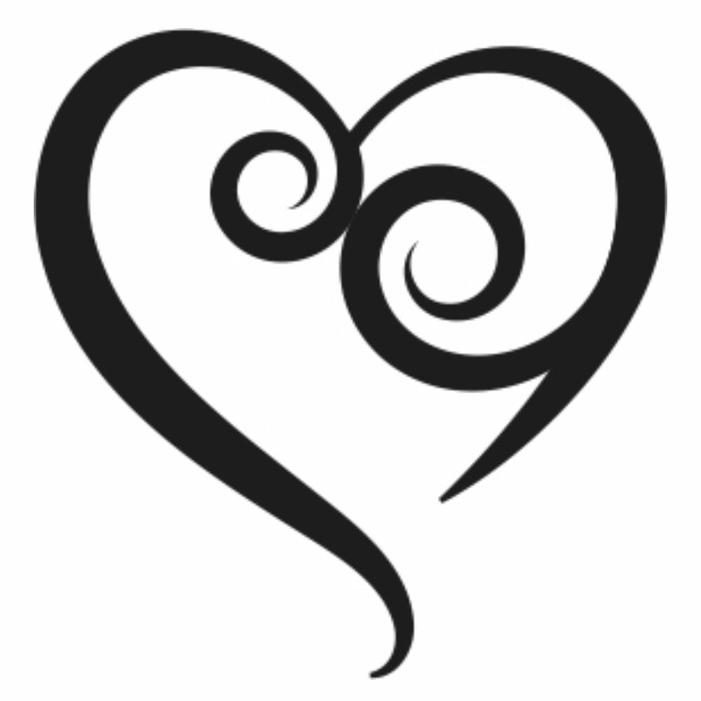 Love Heart Loyalty Card Stamp - 11x11mm | Stamps4u.co.uk