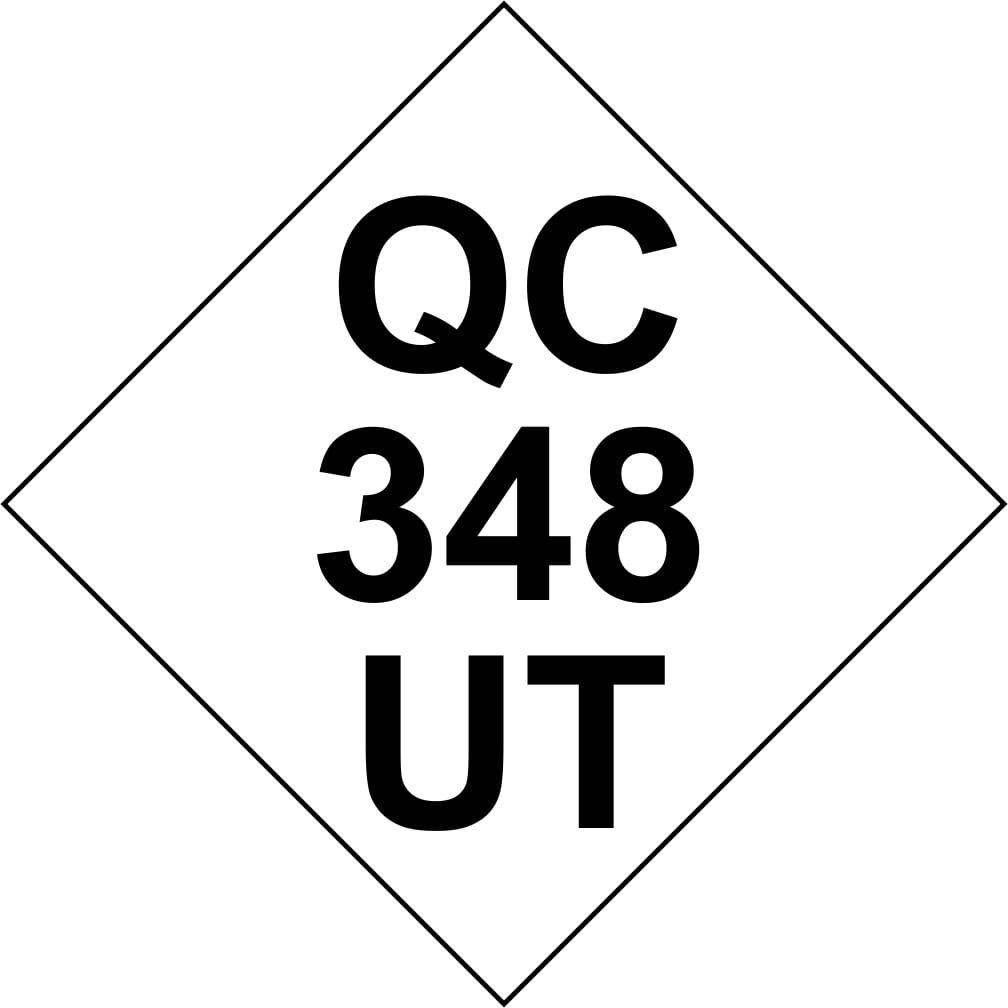 Customised QC Inspection Stamp - Diamond | Stamps4u.co.uk