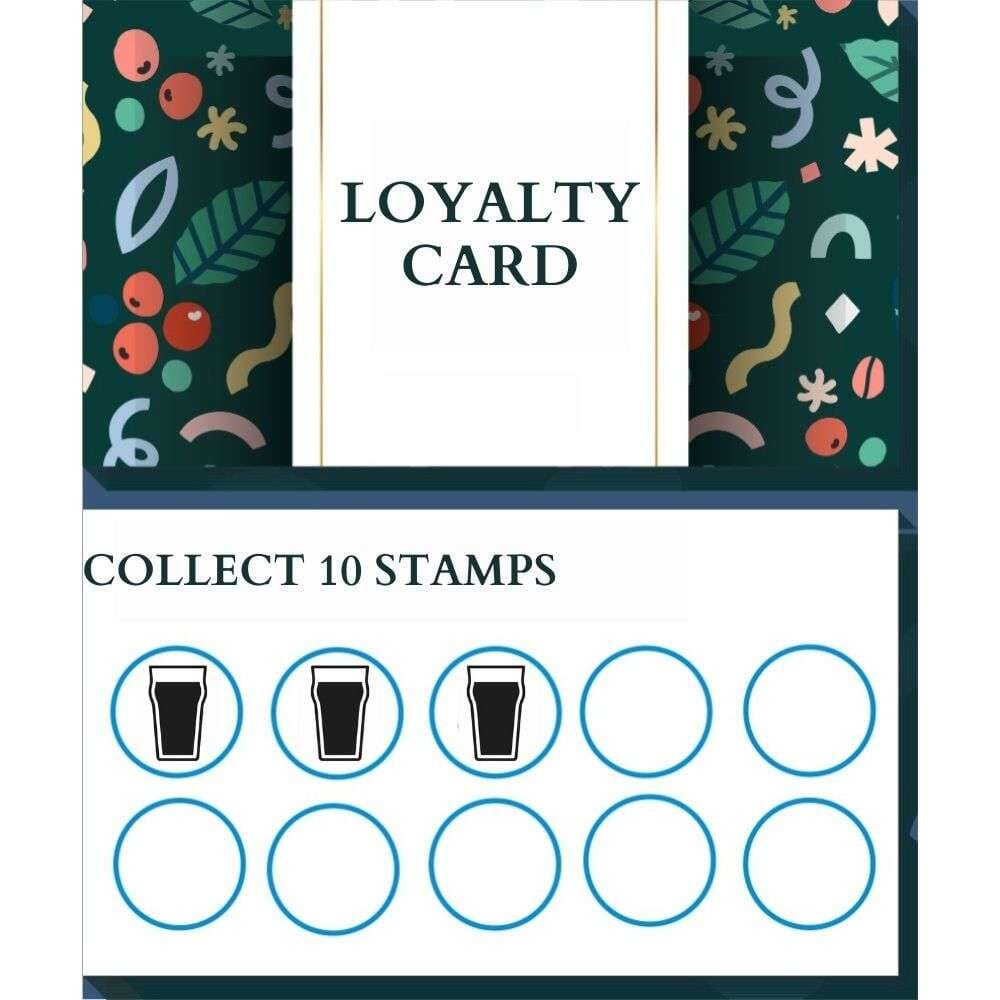 Beer Glass Loyalty Card Stamp - 11x11mm | Stamps4u.co.uk