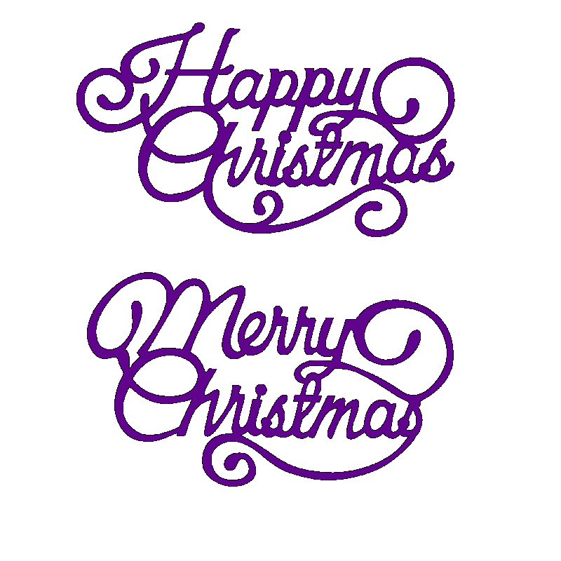 Sweet Dixie Christmas Large Merry Xmas | stamps4u.co.uk